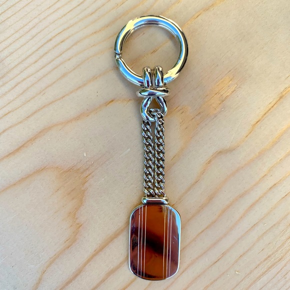 Accessories | 18k Gold Sterling Silver Key Chain | Poshmark